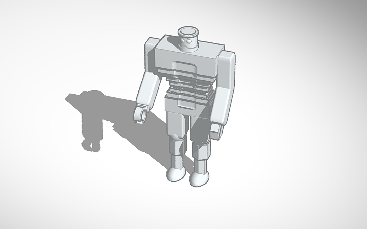 3D design mechanical man - Tinkercad