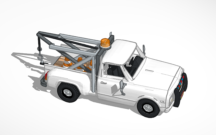 3D design Tow Truck - Tinkercad