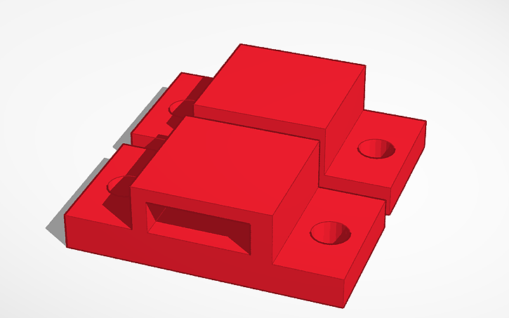 3D design bracket - Tinkercad