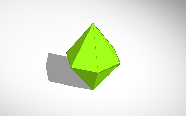 3D design twin_pyramids_01 - Tinkercad