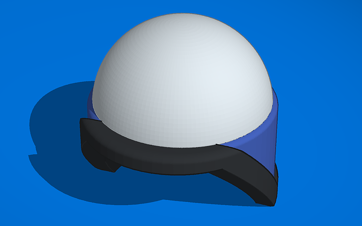 3D design Lego Helmet - Tinkercad