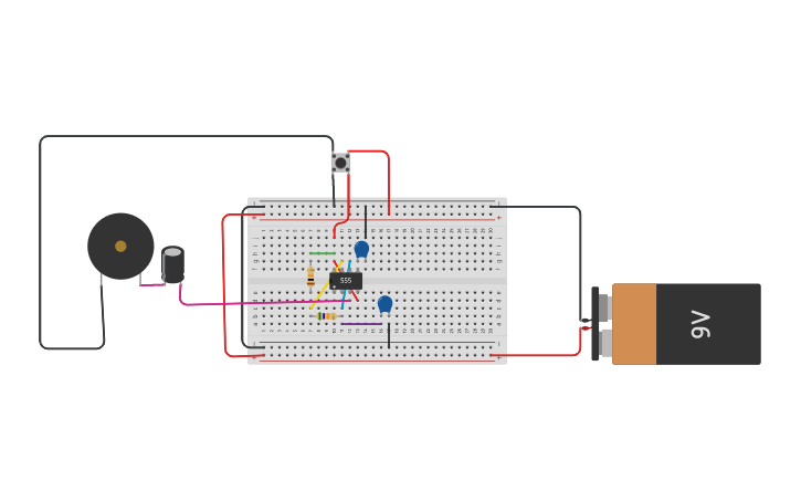 Circuit design Bell - Tinkercad