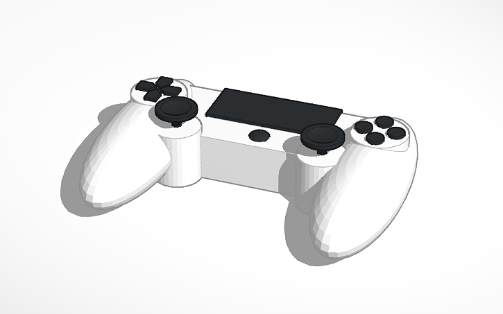 3D design ps4 controller - Tinkercad