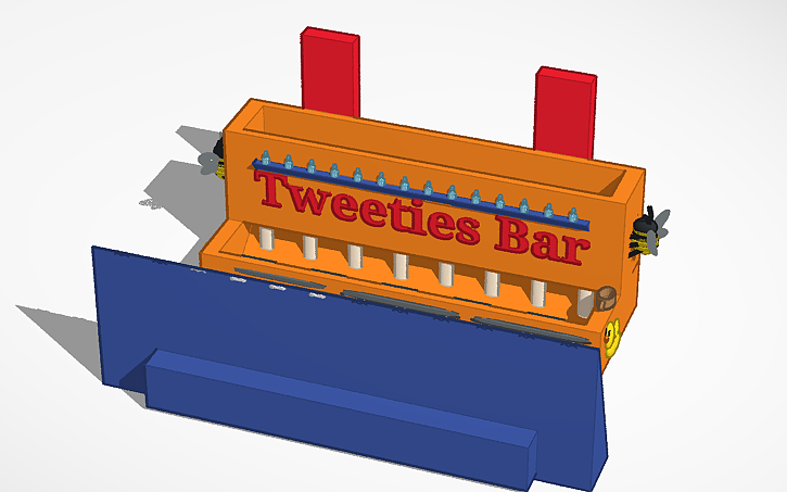 3D design Bird Bar - Tinkercad