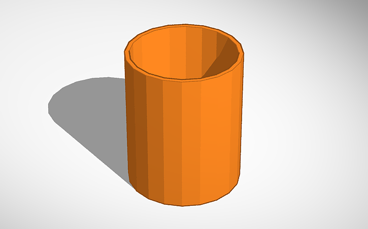 3D design Vaso - Tinkercad