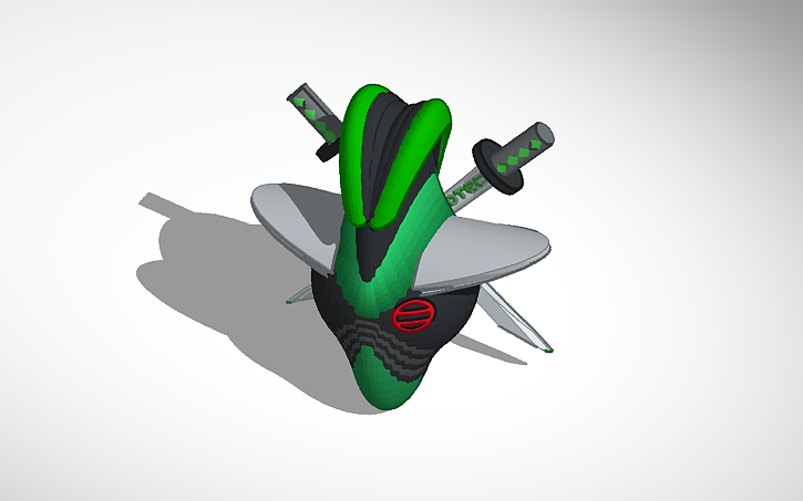 3D design Samurai droid (sword test) | Tinkercad