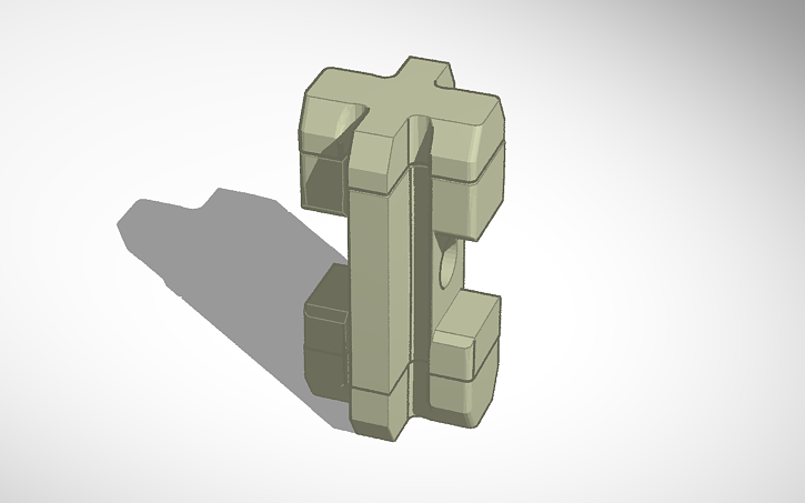 3D design Shortened Rev Linear Slide | Tinkercad
