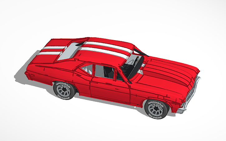 3D design chevy nova - Tinkercad