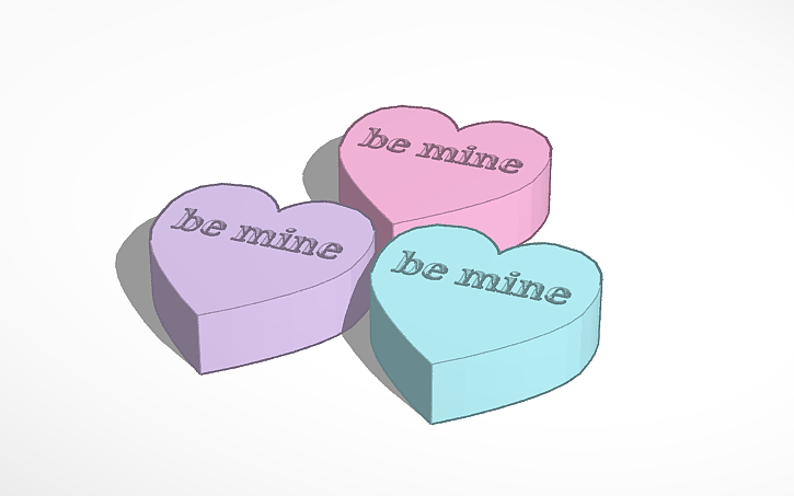 3D design candy candy candy - Tinkercad