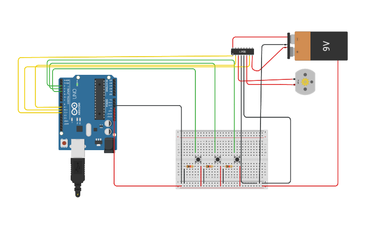 Circuit design elevator - Tinkercad