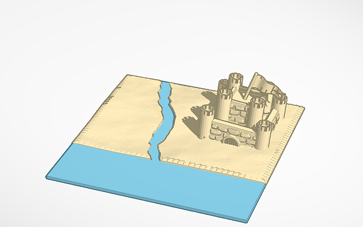 3D design Copy of Sandcastle Contest - Tinkercad