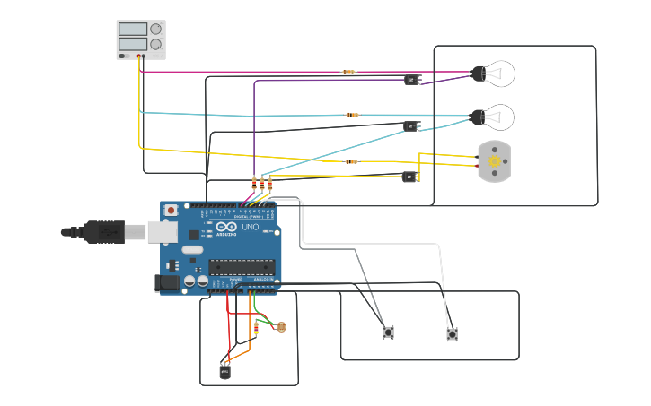 Circuit Design Home Automation Tinkercad