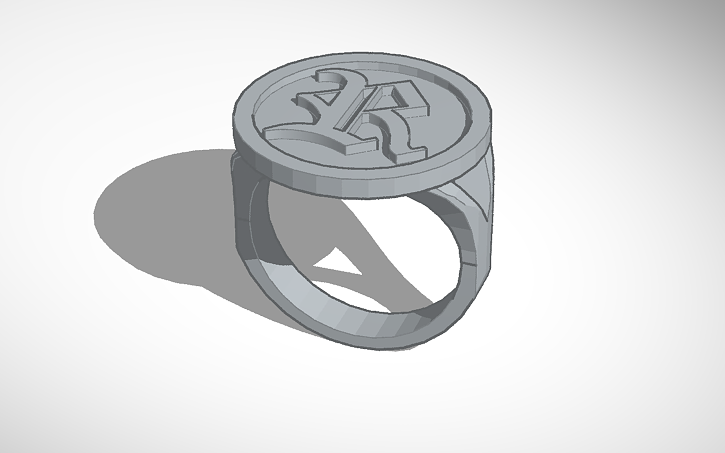 3D design Copy of Signet Ring | Tinkercad