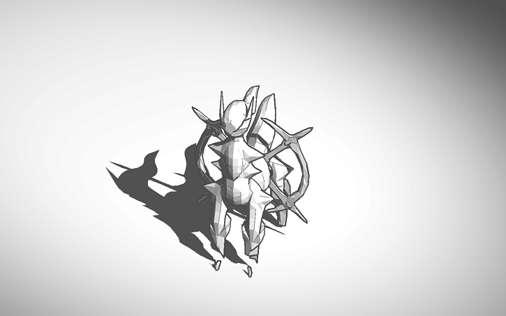 3D design arceus (that i did not make) | Tinkercad