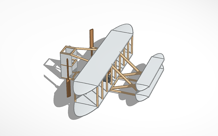 3D design Wright 1903 Flyer - Tinkercad 3D design Wright 1903 Flyer - Tinkercad