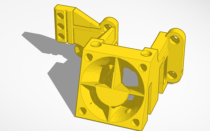 3D design Gantry & Base - Tinkercad