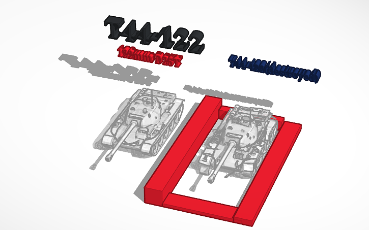 3D design T44-122 project - Tinkercad