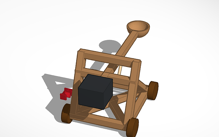 3D design water balloon catapult | Tinkercad