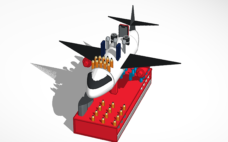 3D design Plane DT course work - Tinkercad