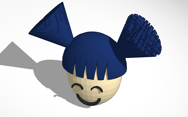 3D design simple musa face | Tinkercad