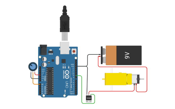 Circuit design Aula 17 - PWM MOSFET - Curso de Arduino para Modelismo ...