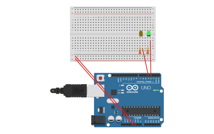 Circuit design Controlando tiempos con Arduino | Tinkercad