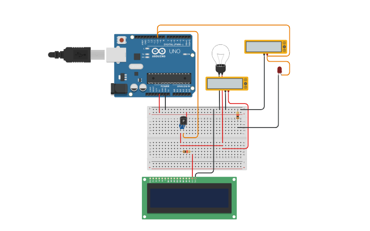 Circuit design de 0 à 5V arduino | Tinkercad