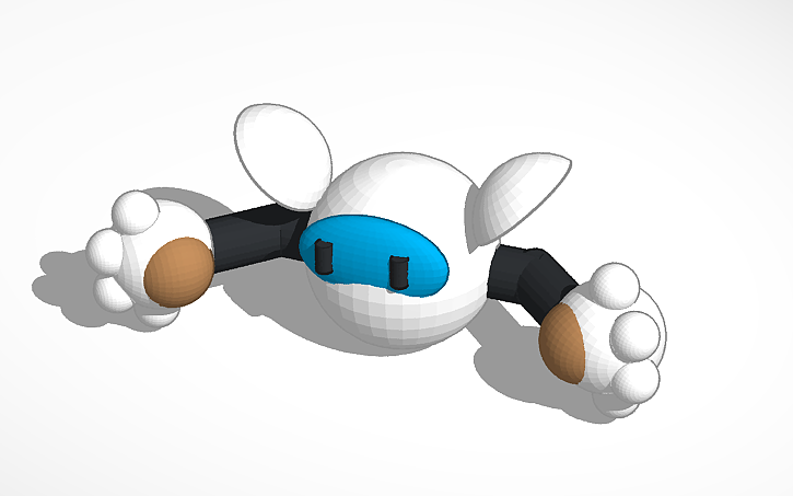3D design my cute robot - Tinkercad