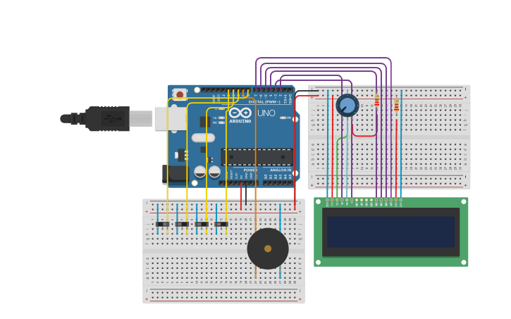 Circuit Design Arduino Timer Tinkercad
