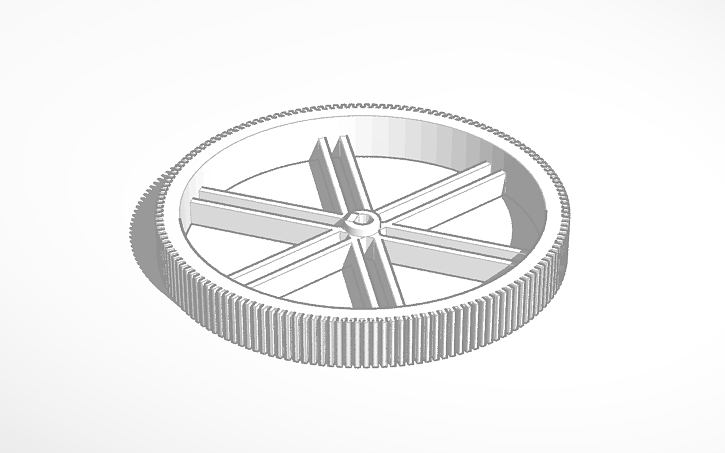 3D design line follower wheel part 1 - Tinkercad