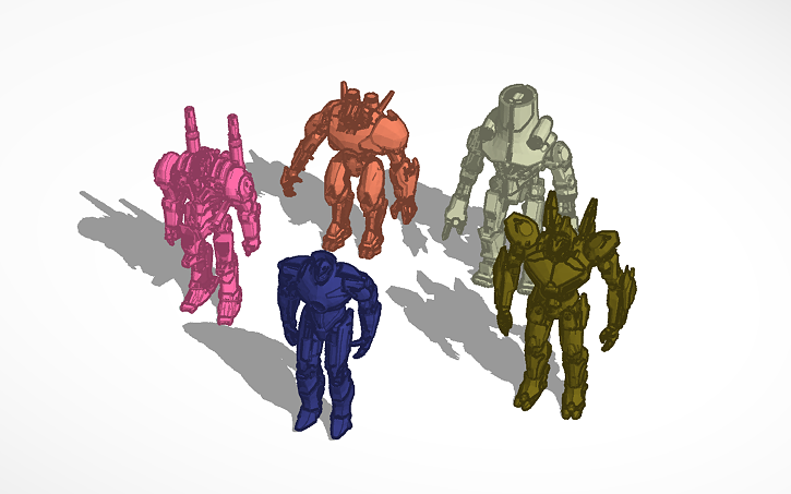 3D design Pacific Rim - Uprising - Tinkercad