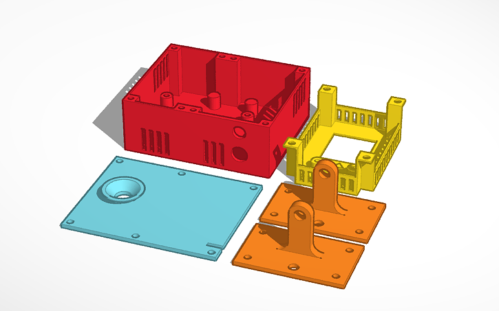 3D design dht22-esp32cam-wallmount - Tinkercad