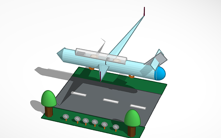 3D design Planör - Tinkercad