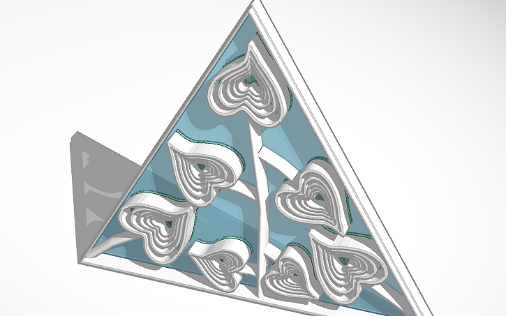 3D design 31 Days of Tangle - Day 5 - Poke Leaf | Tinkercad