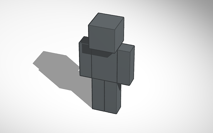 3D design Minecraft skin template by dakotakroberts - Tinkercad