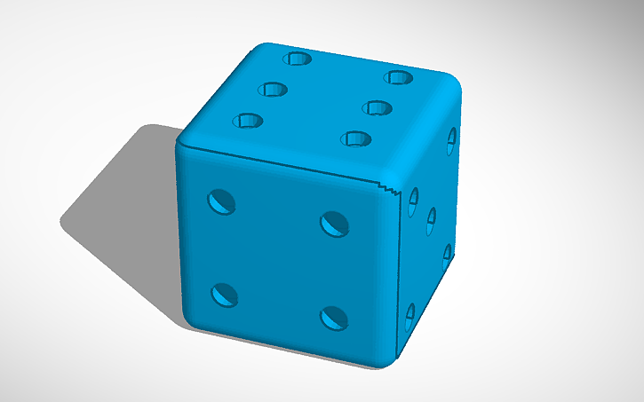 3D design Dice | Tinkercad