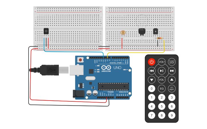 Circuit design Copy of ENGR 1182 - Group Project - Tinkercad