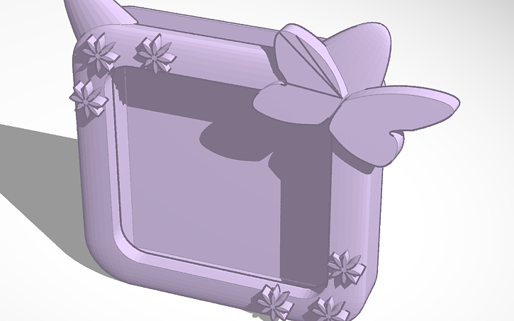 3D design photo frame Tina | Tinkercad