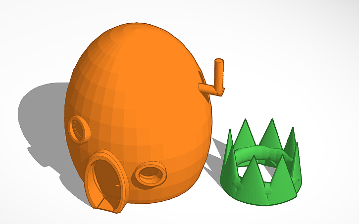 3D design Spongebob Squarepants' House - Tinkercad