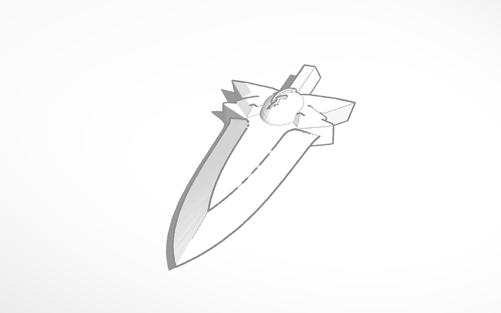 3D design Keith Kogane Dagger Blade Voltron | Tinkercad
