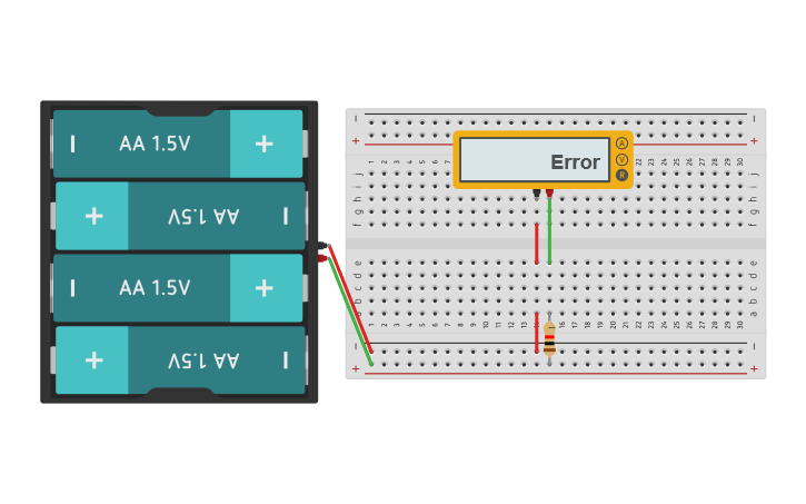 Circuit Design Resistor Tinkercad