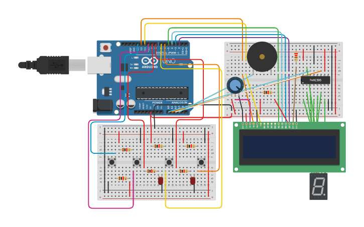 Circuit design Forno Microondas - Tinkercad