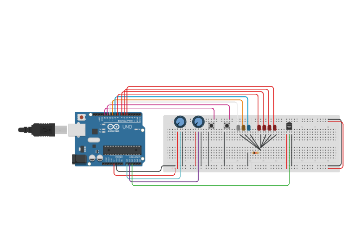 Circuit design TP IoT - Tinkercad Circuit design TP IoT - Tinkercad