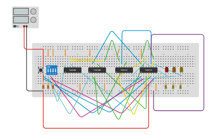 Circuit Design Jk Flip Flop Tinkercad
