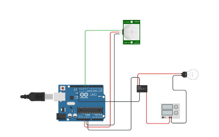 Circuit design Room Lighting Automation System (IOT 18CS81 Assignment ...