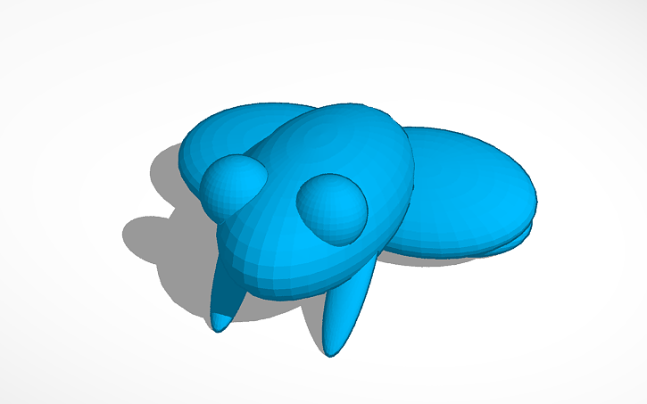 3D design frog - Tinkercad
