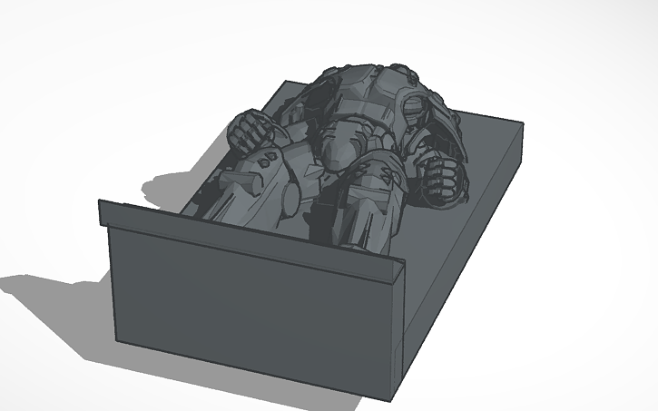 3D design 3D Printer Compatible T-60 Power Armour [FALLOUT 4] - Tinkercad