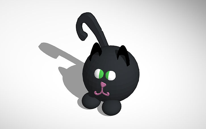 3d Design Meet Dango The Kitten Tinkercad