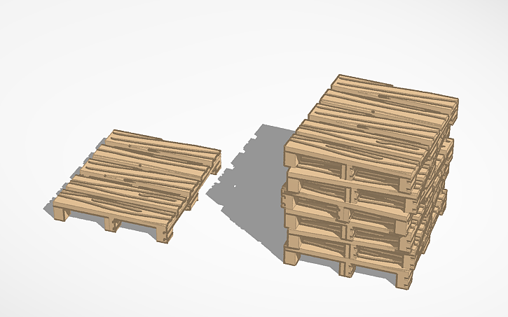 3D design Pallet Set Share | Tinkercad