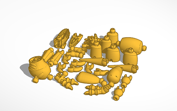 3D design dino - Tinkercad